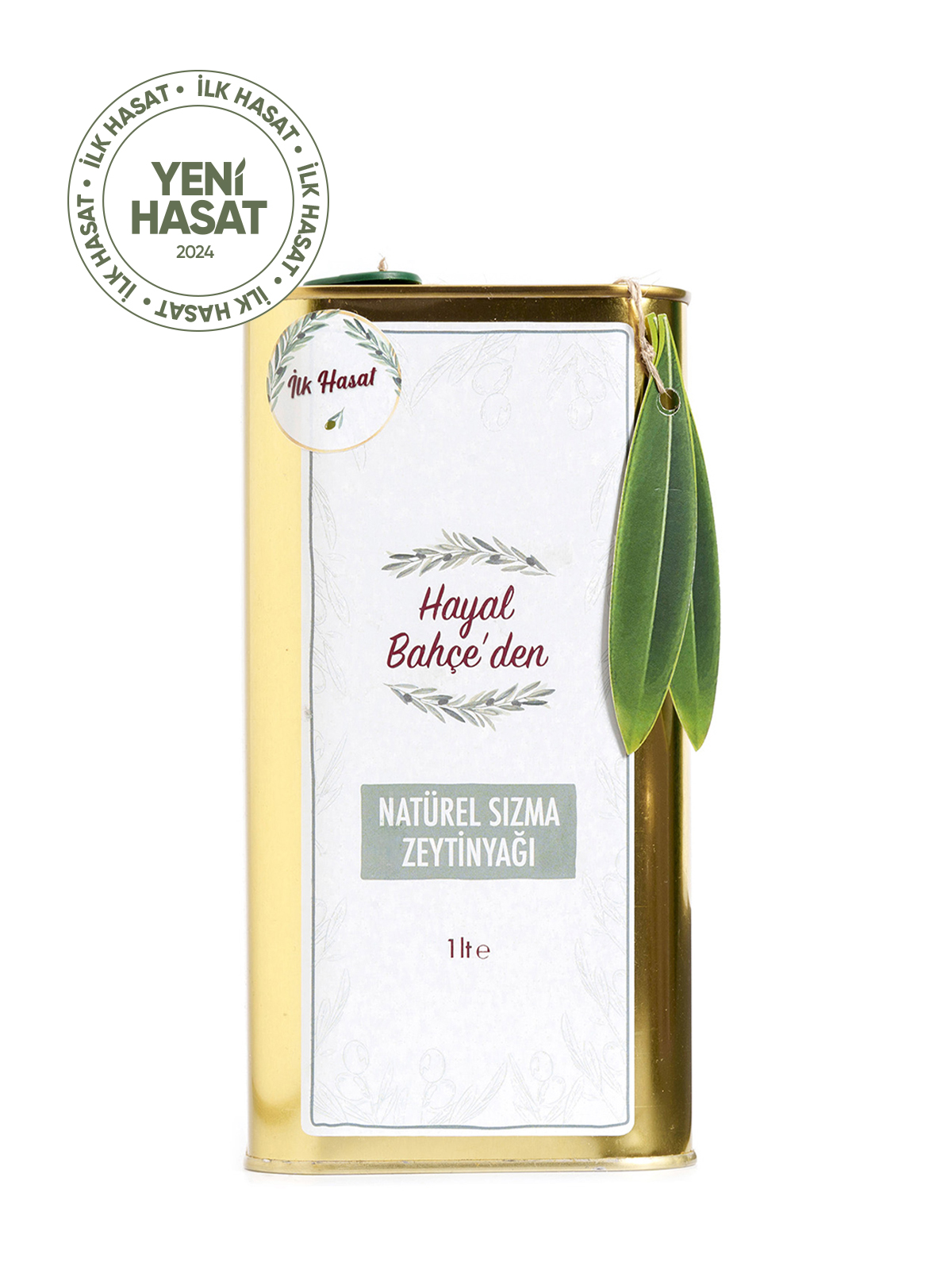 İlk Hasat Natürel Sızma Zeytinyağı 1 lt | Hayal Bahçe'den